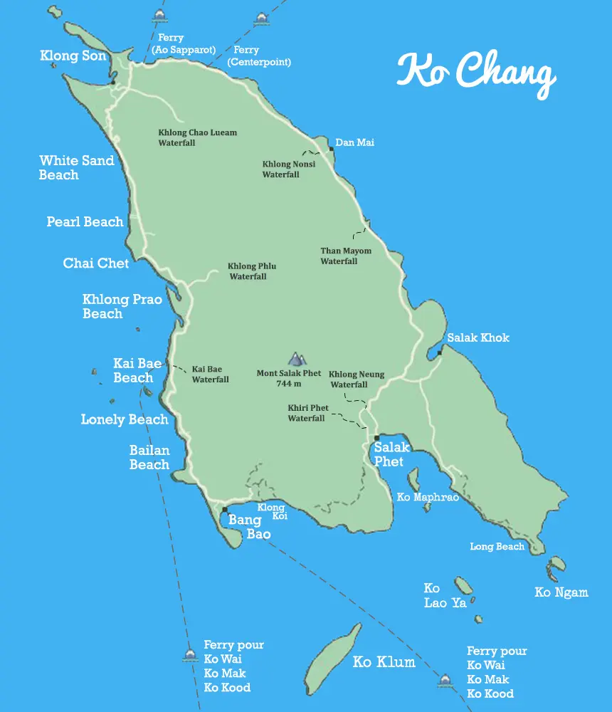 Where to stay in Ko Chang? A guide to beaches and their atmospheres