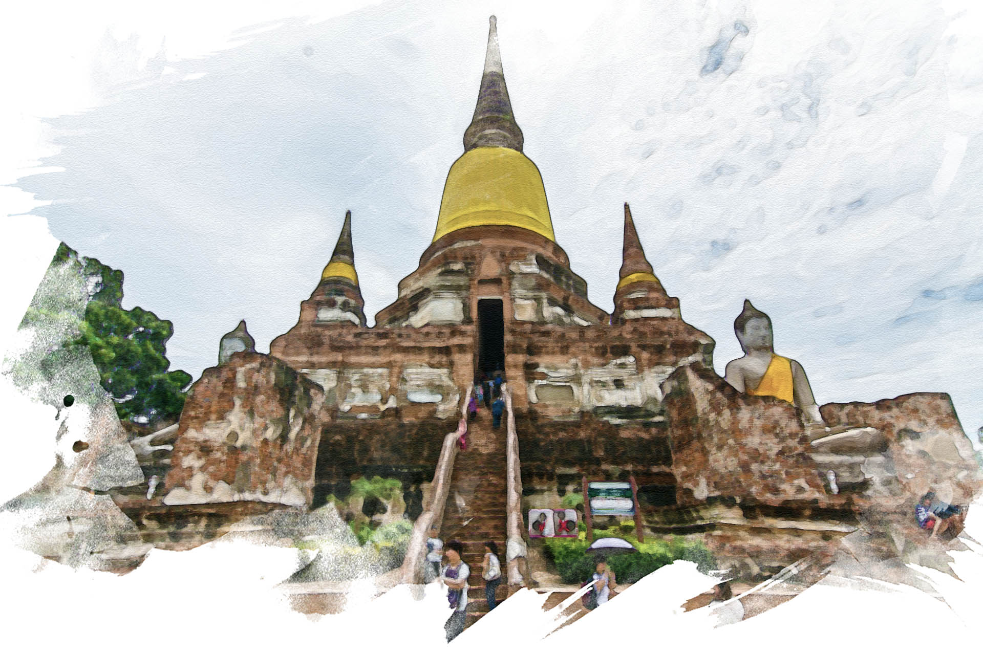 Wat Yai Chai Mongkhon | Thailande et Asie
