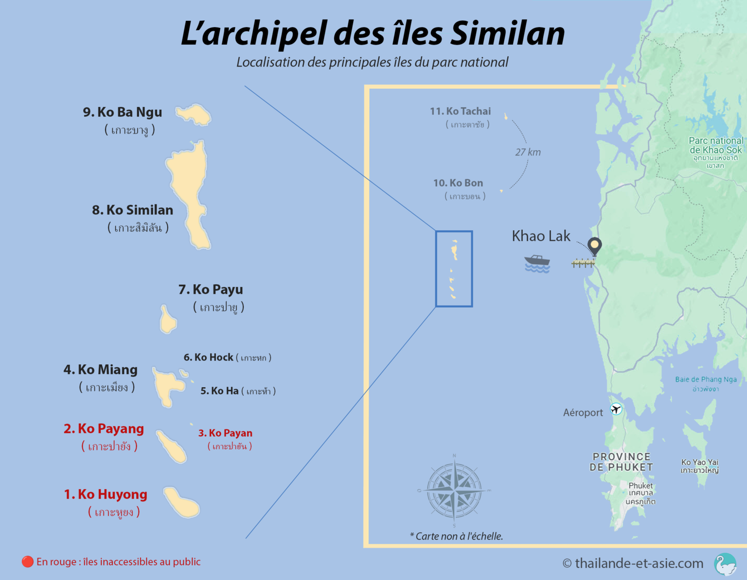 Les îles Similan : tout savoir sur ce paradis du snorkeling en Thaïlande
